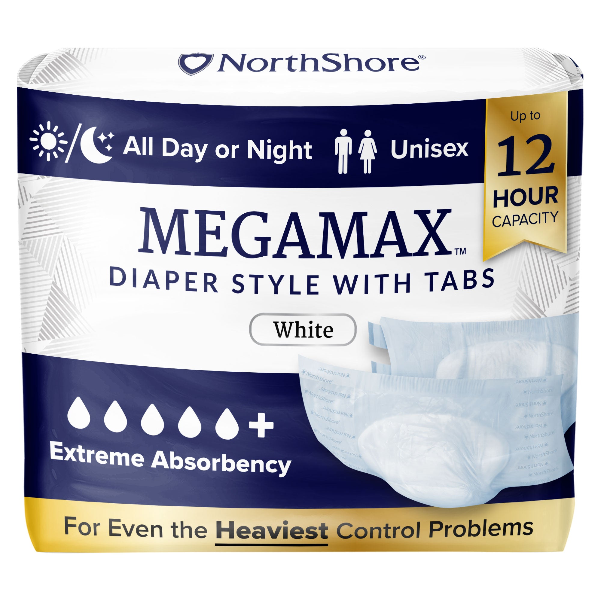 NorthShore MEGAMAX White Pack (6500ml Capacity) – MY ONLINE MEDICAL ...