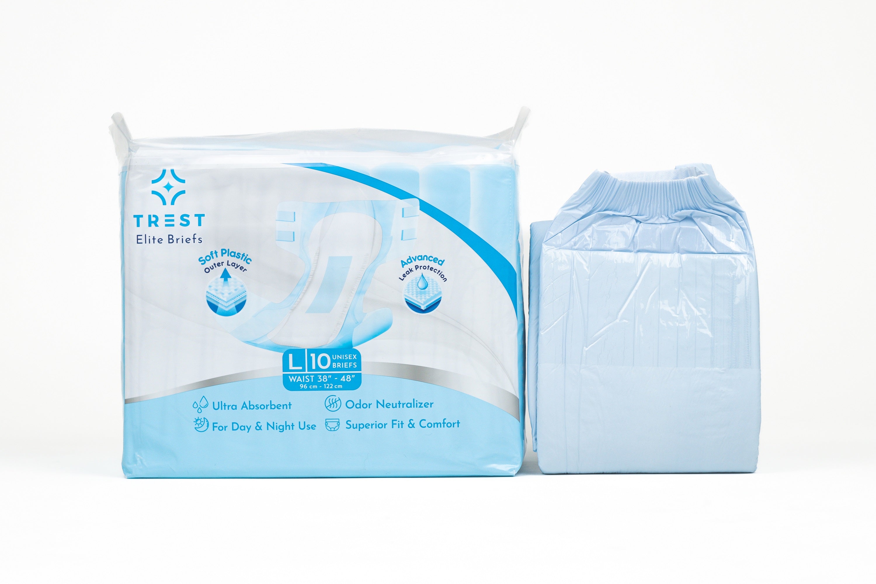 TREST Elite Briefs Blue (9500ml Capacity) – MY ONLINE MEDICAL SUPPLIES